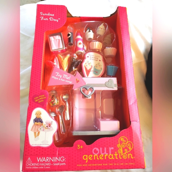 Our Generation | Toys | Our Generation Sundae Fun Day Ice Cream Machine ...
